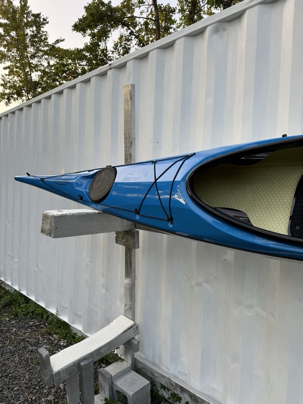 16’1" Zegul REVAL MINI LC A-Core 100% FIBERGLASS SEA KAYAK - BLUE | NEW ...