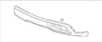 2019-21 Chevy Silverado 1500 Front Lower Bumper W/Skid W/TOW OEM-NEW ...