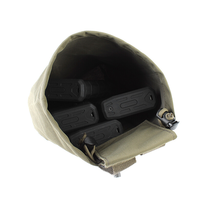 PEW Tactical Mini Foldable Dump Pouch MOLLE Drop Pouch ROLL-UP ...