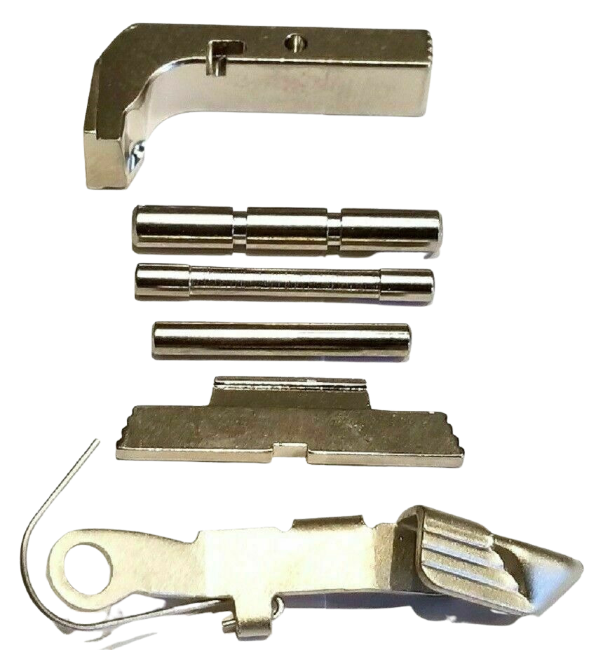 For GLOCK 17 19 26 Gen 3 Extended Control Kit 3 Pins And Serrated Mag ...