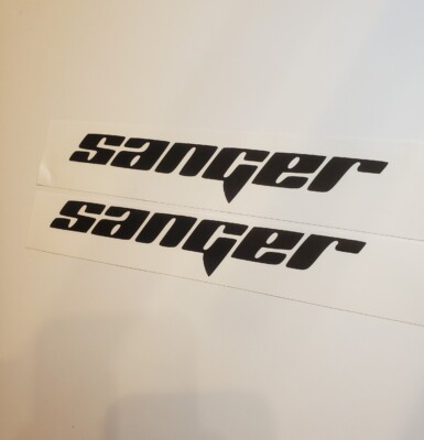 Sanger boat Black Replacement Decals 36" Stickers - Set Of 2 USA BEST ...