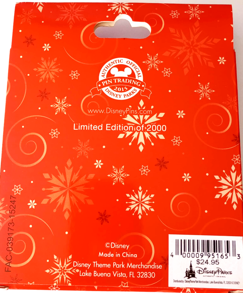 2015 Disney Tinker Bell Christmas Countdown Limited Edition 2000 Pin ...