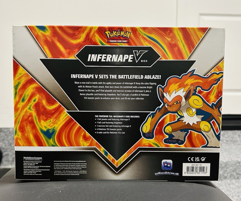 Pokémon Infernape V Box Collection Sealed 820650871191 | eBay