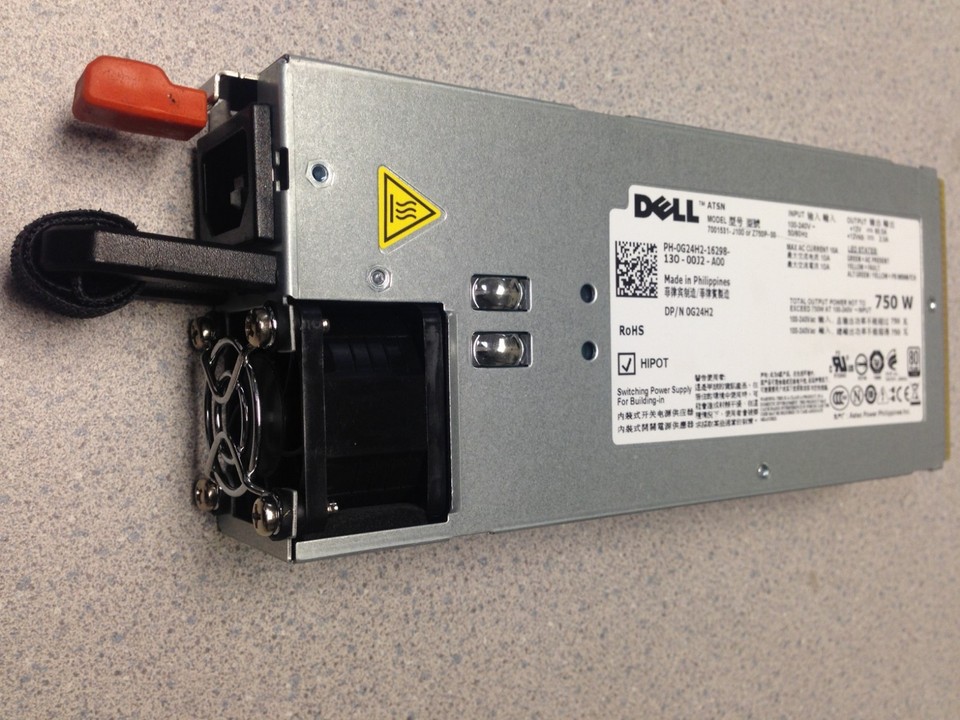 DELL POWEREDGE 750W R910 R510 R819 T710 R815 4T22V G24H2 CNRJ9 POWER ...