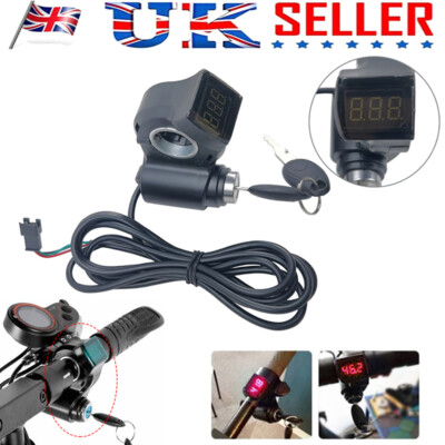 Power Ignition Switch 2 Key Ignition Voltmeter For Kugoo M4/Pro ...