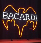 Bacardi Rum Whisky Batman Beer Neon Sign For Home Bar Pub Club Wall ...