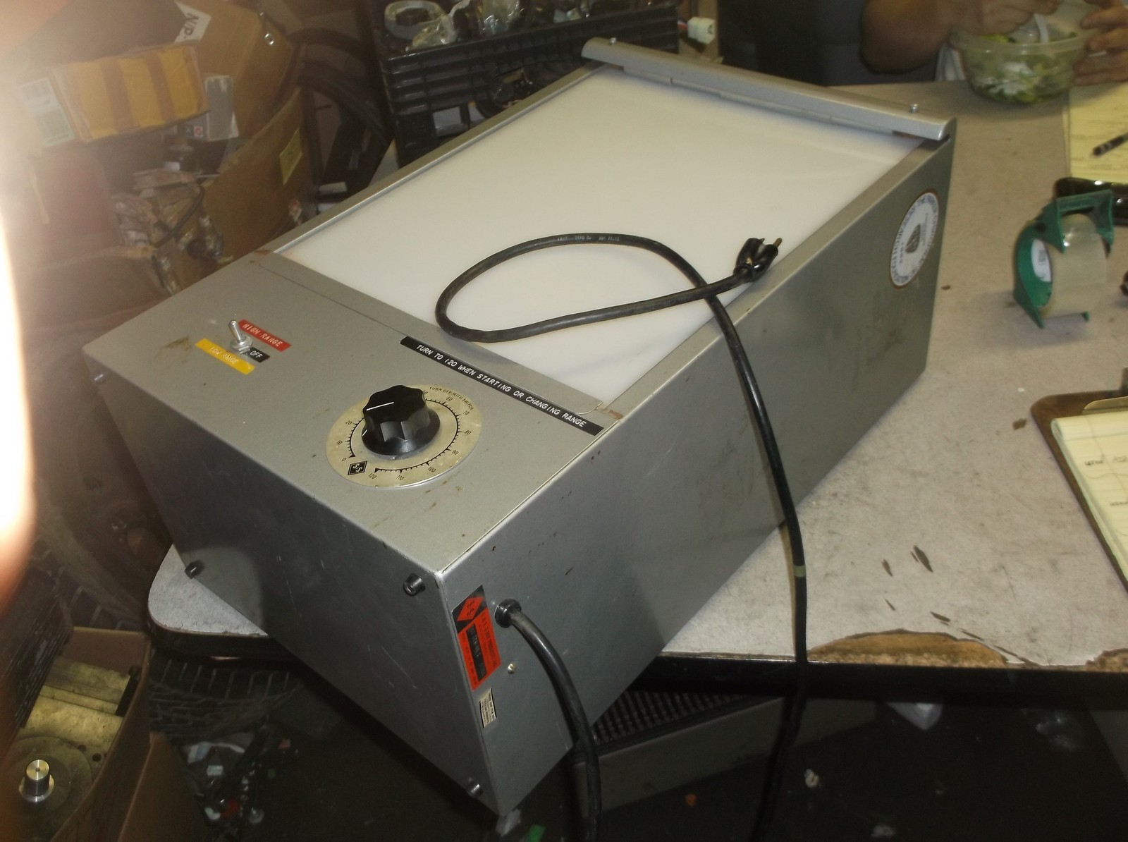 S&S X-Ray Illuminator Film Viewer Model 186 1-Phase Light Box 4-A 118V ...