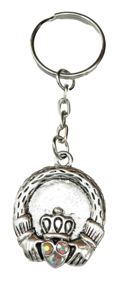 Claddagh Keyring Gaelic Irish Friendship Loyalty Friend Symbol Key Ring ...