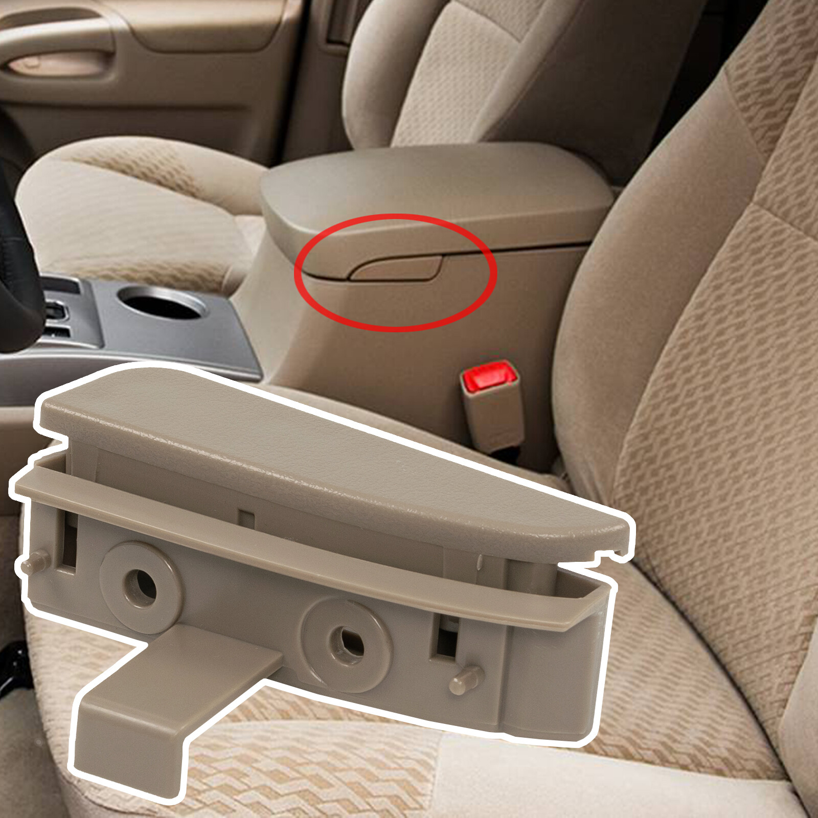 For Toyota Tacoma Center Console Lid Latch For Toyota 2005-2011 Tacoma ...