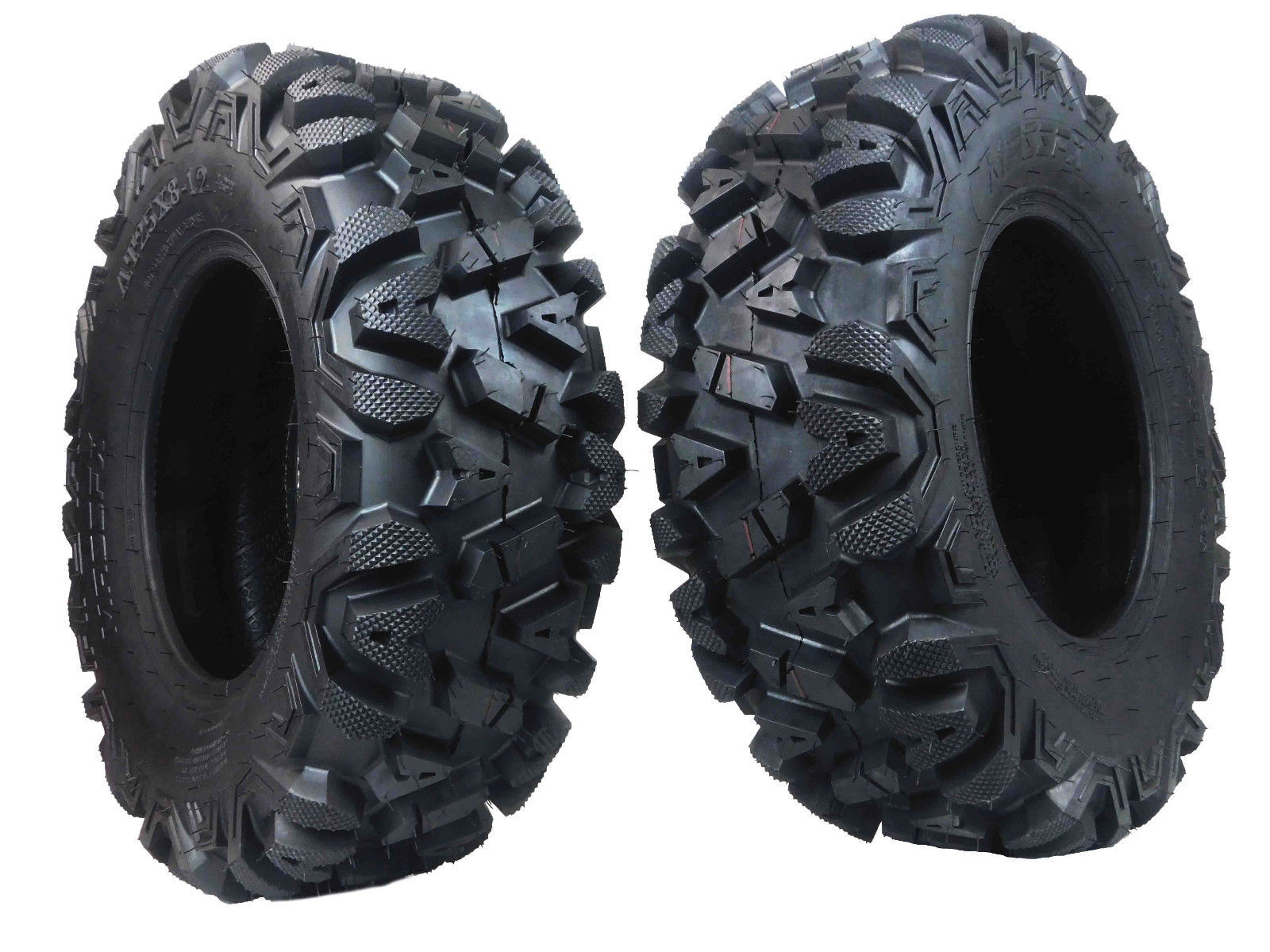 2 New Front 25x8-12 KT MASSFX TIRE SET ATV TIRES 6 PLY 25" 25x8x12 | eBay
