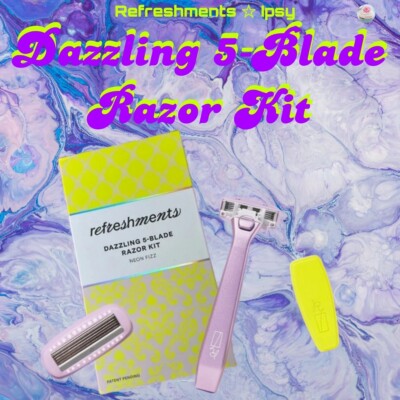 Dazzling 5-Blade Razor Kit by Ipsy REFRESHMENTS | eBay