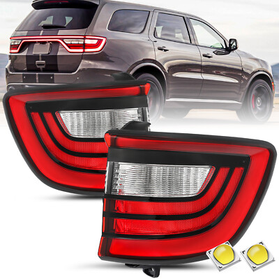For 2014-2025 Dodge Durango Full LED Tail Lights Brake Lamps Outer Left ...
