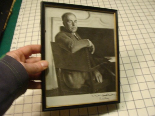 original signed photo of painting to DAVID McCORD (POET) from PERRY | eBay