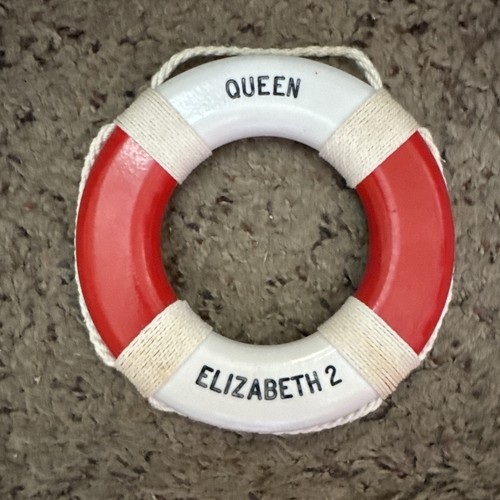 Vintage QUEEN ELIZABETH 2 Miniature Life Preserver- 4.75" 1970/80’s | eBay