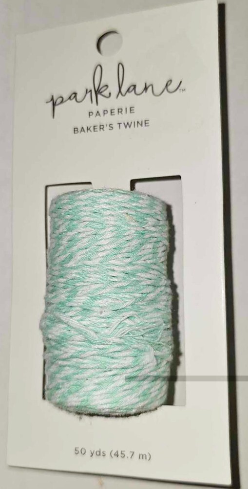 Bakers' Twine Mint Green & White 50 Yards Crafts Tie Bakery Box Gifts ...