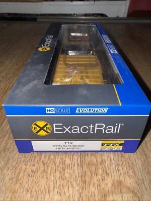 Exactrail Ho Evolution Series TTX Trinity 6275 Boxcar FBOX 504537 New ...