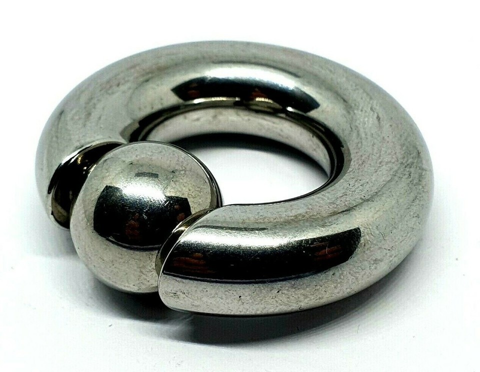 Easy Fit Heavy 38mm BCR CBR Ring 00g (10mm) 14mm Ball Closure PA Prince ...