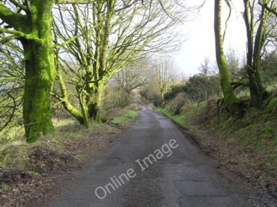 Photo 6x4 Bernisk Road Mullans Town Heading east towards Bernish ...