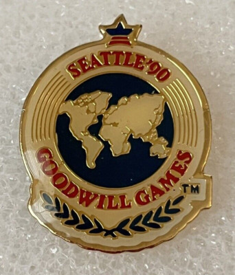 Goodwill Games Seattle '90 Vintage Lapel Hat Sport Collector Pin | eBay