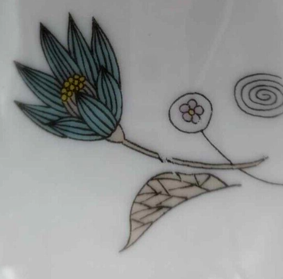 Vintage Mid Century Modern Oriental Lotus Tea Pot By Yamaka Silver Trim ...