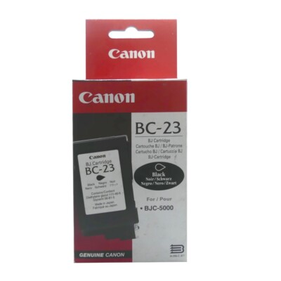 Original Canon Encre Cartouche BC-23 Noir pour Bjc 5000 5100 | eBay