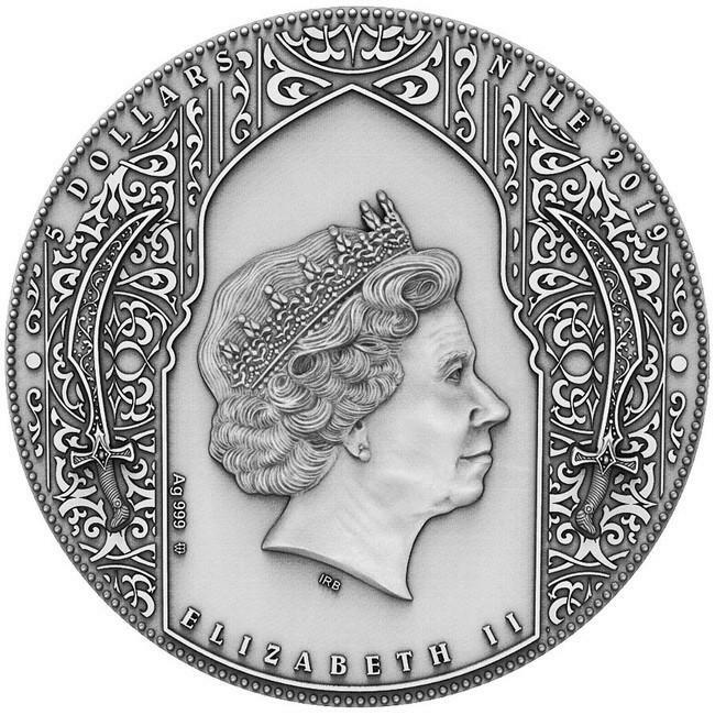 2019 Niue NIZARIS series ASSASSINS 2oz Antique Finish Silver Coin | eBay