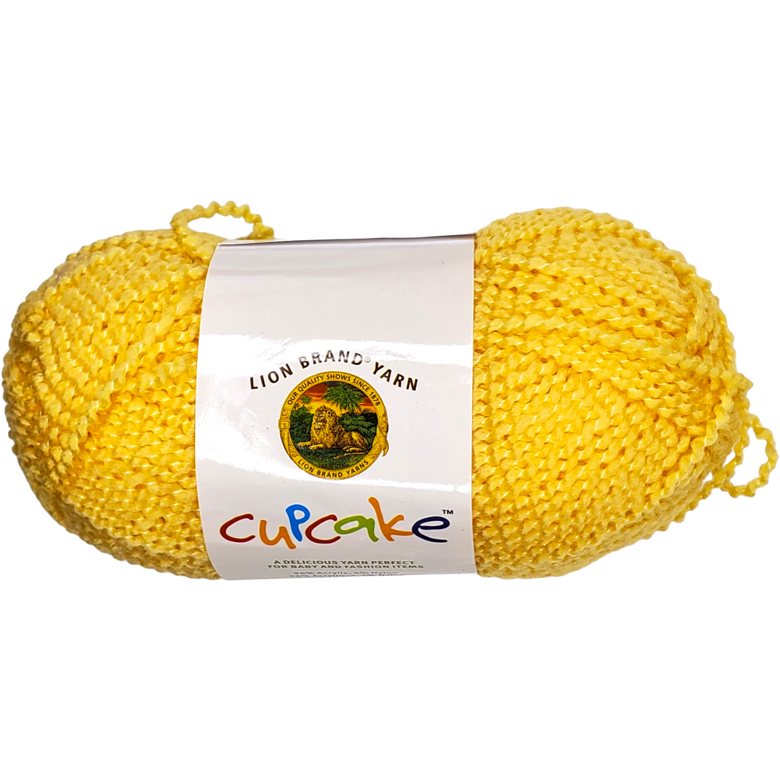 LION BRAND CUPCAKE YARN - LEMON DROP; BLUEBERRY - 50g 140yds; BOUCLE | eBay