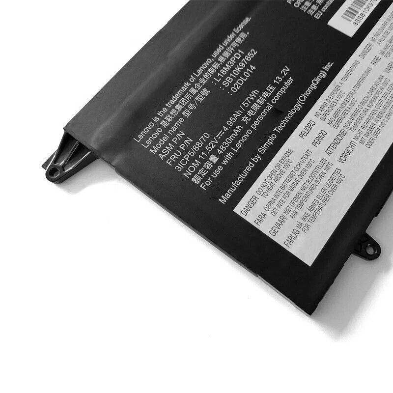 Battery For Lenovo 5B10W13878 5B10W13955 5B10W13909 ThinkPad T14S T490S ...