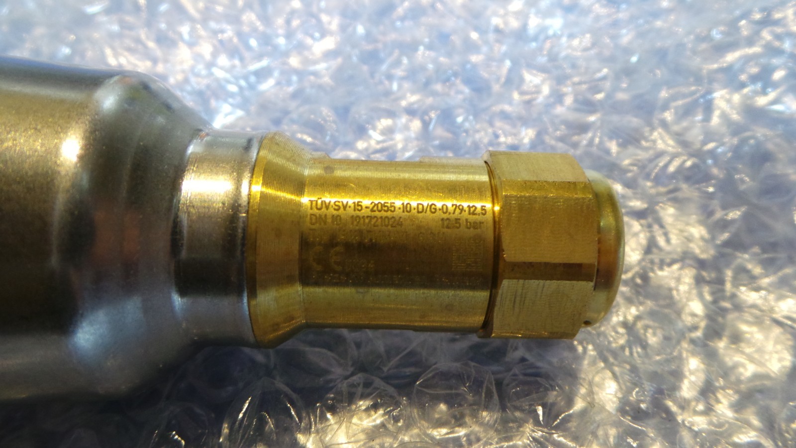 1 Goetze TUV-SV-15-2055-10-D/G-0.79-12.5 Safety Valve 12.5 Bar, Typ ...