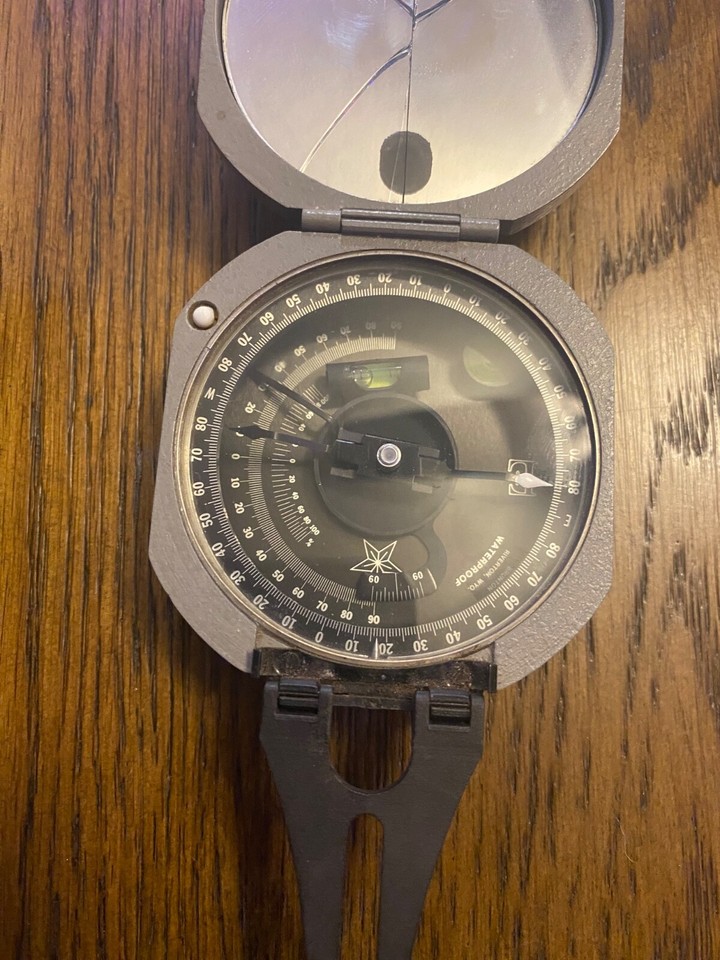 Brunton Compro Pocket Transit Compass With Leather Case Free Shipping ...