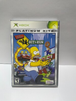 The Simpsons: Hit & Run Platinum Hits (Microsoft Xbox, 2003) complete ...
