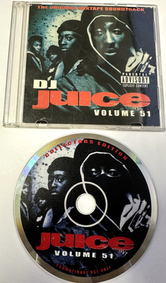DJ JUICE *ORIGINAL PROMO MIX CD* "VOLUME 51 JUICE THE MOVIE SOUNDTRACK ...