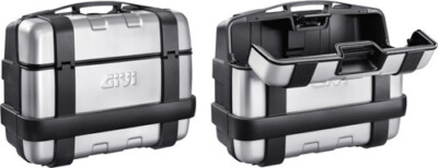 GIVI 2016 Z800 Kawasaki TREKKER SIDE CASES 33L 20.7X9.5X16.2" PAIR ...