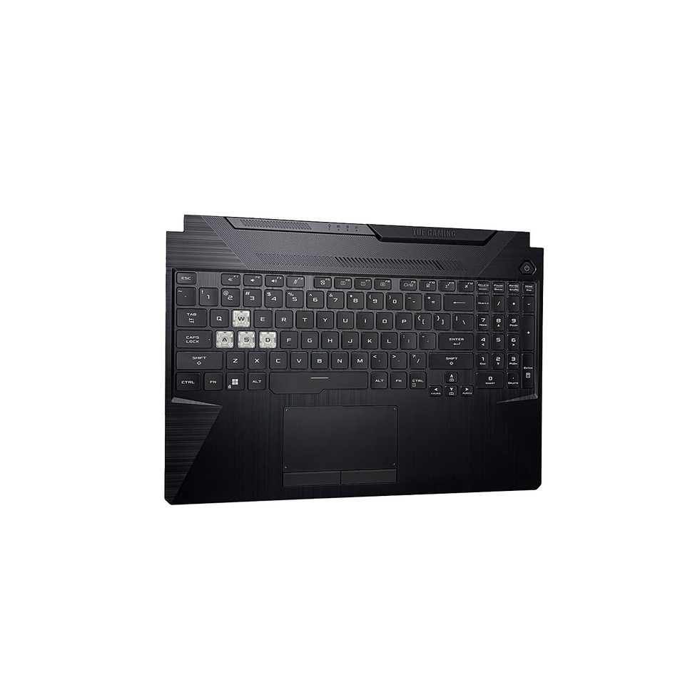 New For Asus FX506 FA506 Palmrest Backlit Keyboard Touchpad 3BBKXTAJN00 ...