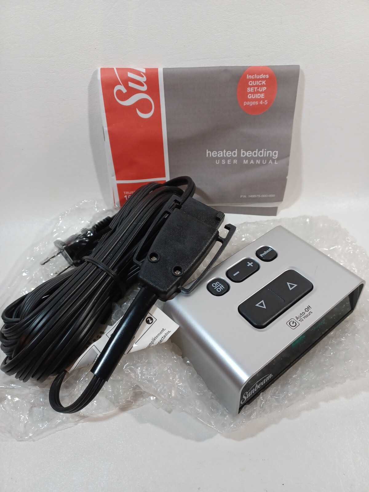 Sunbeam U85 PAC-0531 Electric Blanket Controller 3-Prong Plug 180W ...