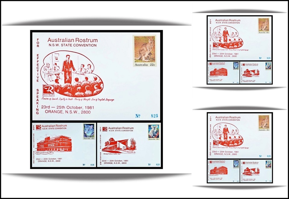 Australian Rostrum, State Convention, Orange, NSW 23rd - 25th Oct 1981 ...