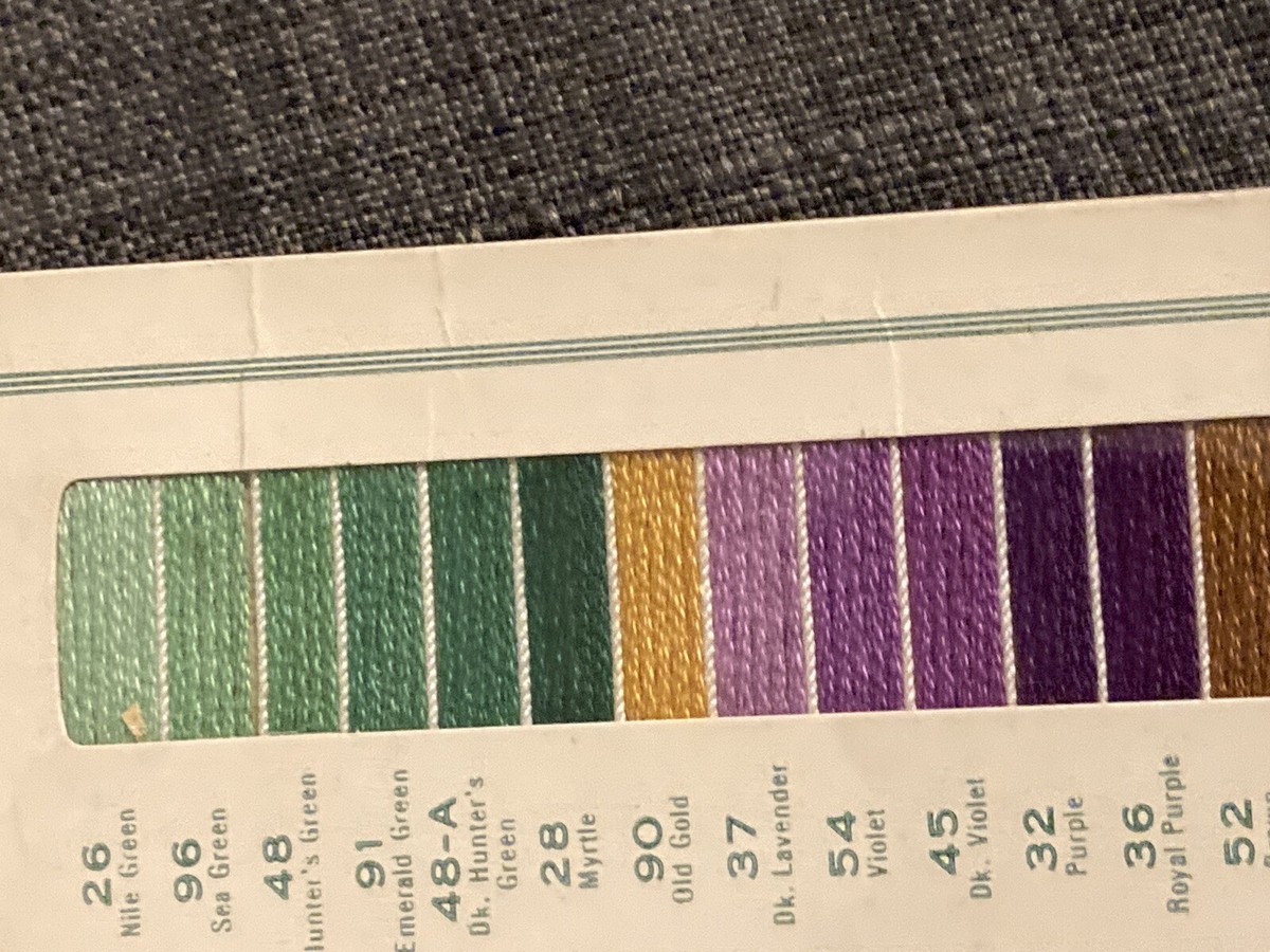 Coats And Clark Embroidery Floss Color Chart Coats & Clark Brother