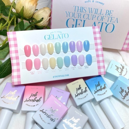 [Yogurt Gel]Yogurt Nail Gelato 9 Colors Gel Nail Polish Set K-Beauty ...