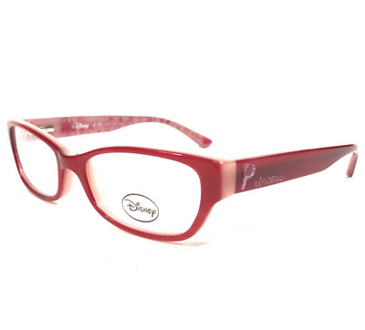 Disney Kids Eyeglasses Frames 3E 2004 1436 Red Pink Cat Eye Princess 47 ...