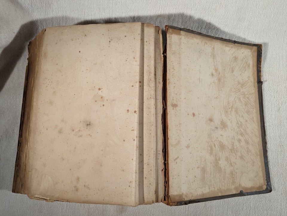 Antiq 1868 American Bible Society Blind Pre-Braille Raised Print New ...