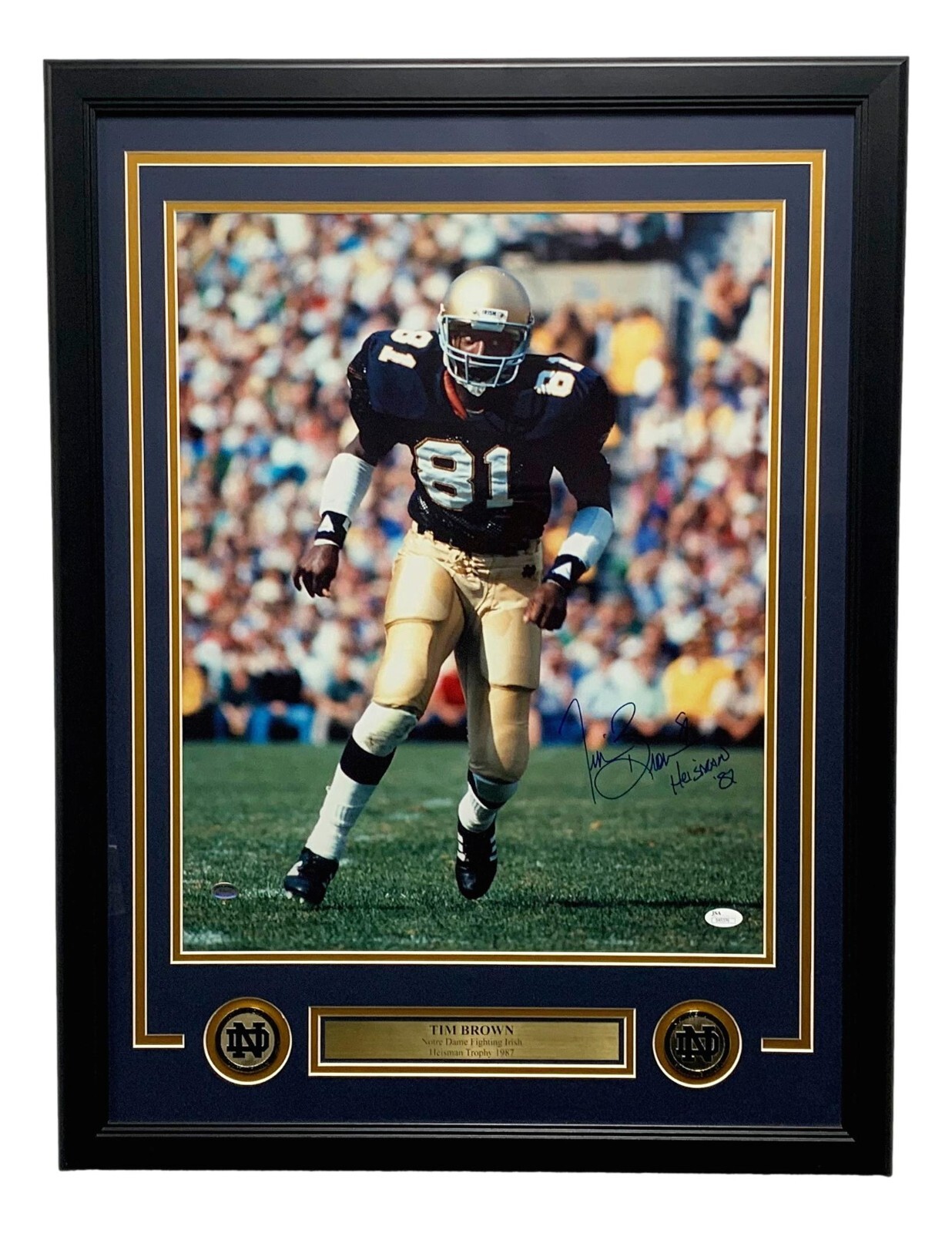 Tim Brown Autographed Memorabilia | Signed Photo, Jersey, Collectibles ...