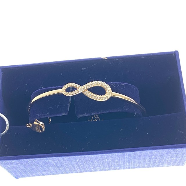 Swarovski Timeless Crystal Infinity Bangle 5518871 for sale online | eBay