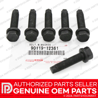 GENUINE Toyota 4Runner GX470 OEM Towing Trailer Hitch Bolts 90119-12361 ...