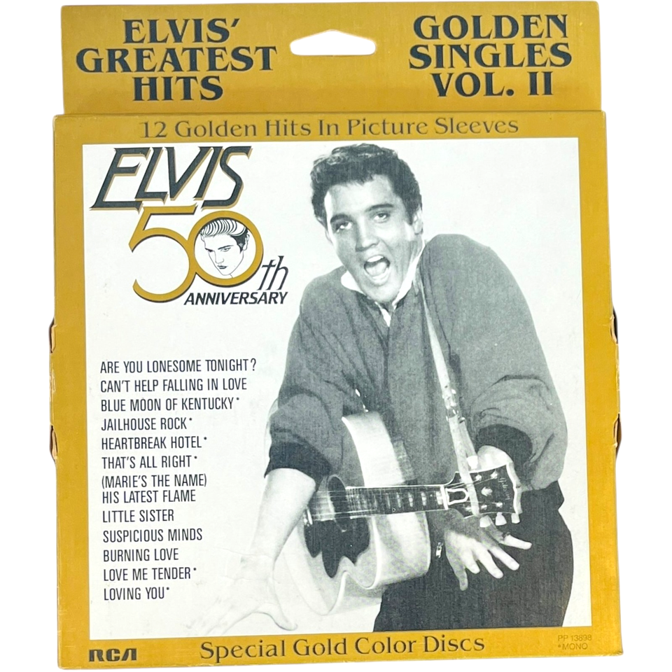 Elvis Presley Elvis' Greatest Hits Golden Singles Volume 1 & 2 50th ...