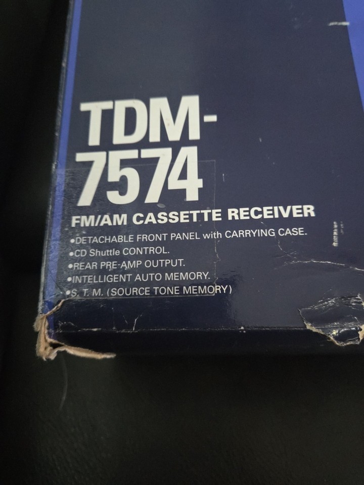 ALPINE # TDM-7574 Cassette Deck CD Shuttle Controller Vintage Old ...