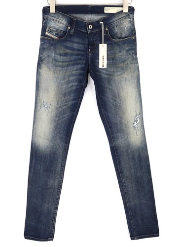 Diesel Grupee 0838T Donna Jeans W27/L32 Super Slim Skinny Vita Bassa ...