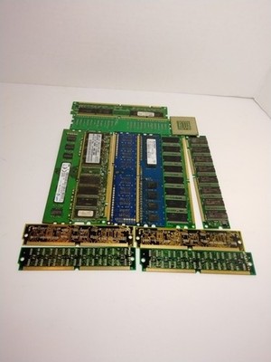 Scrap Memory RAM 12 Pieces for Gold Recover And 1 CPU For Gold Recovery ...