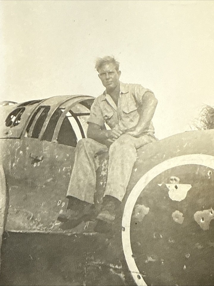 1940s WWII Crashed Japanese Zero Aircraft Bullet Holes Soldier ...