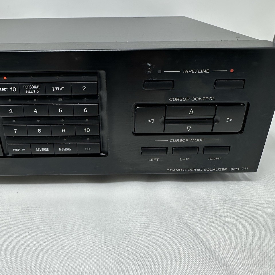 Sony SEQ-711 2-Channel 7 Band Digital Graphic Equalizer Works | eBay