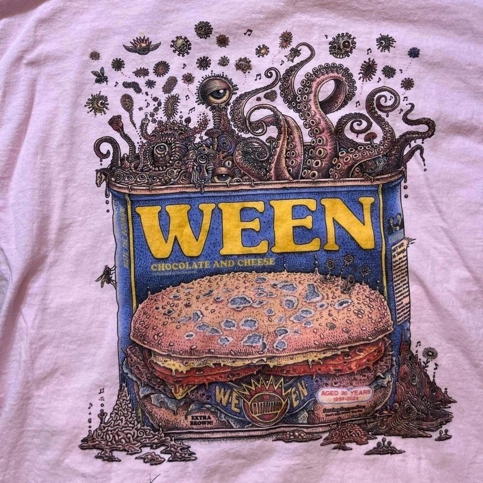 Remake Ween band 90s Light Pink Retro T shirt Unisex tee Classic style ...